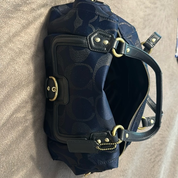 Coach | Bags | Blue Sparkle Coach Bag | Poshmark